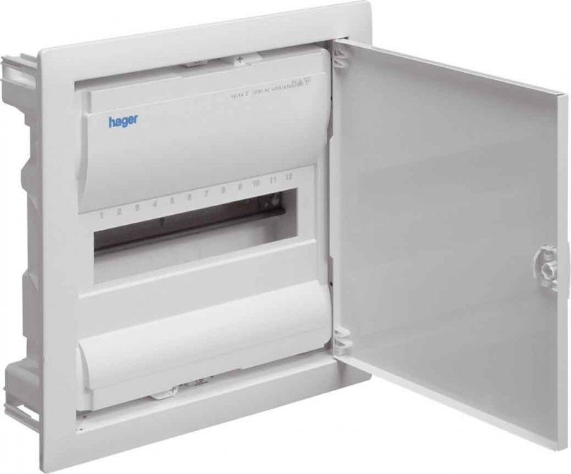 Sadale Volta VU12NE ar metāla durvīm IP30 (Hager), Zemapmetuma sadales ...