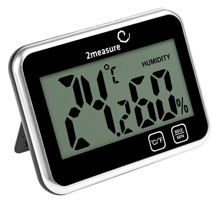 Digitālais istabas termometrs&higrometrs 95mm x 70mm (2measure ...