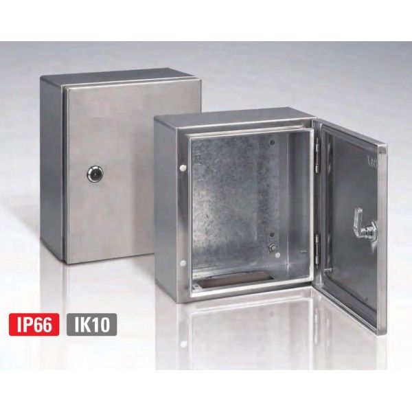 Sadales skapis nerūsējošā tērauda ar montāžas plāksni 300X200X200 mm ...