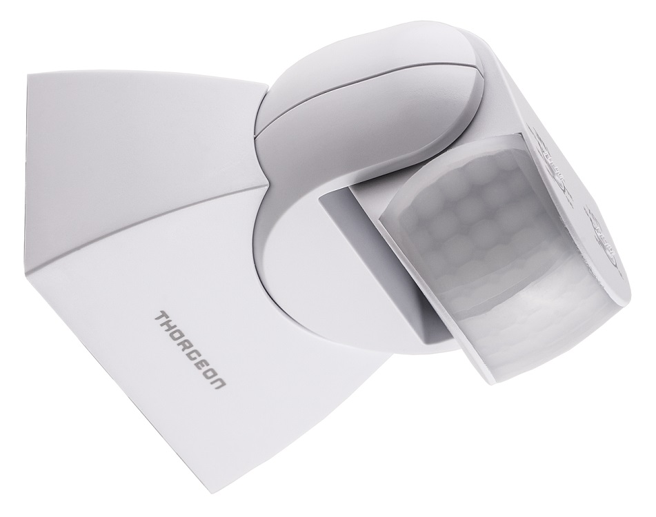 Kustības sensors 02005 180° IP65 1200W/300W(LED) d=12m balts v/a (Thorgeon), Kustības sensori ...
